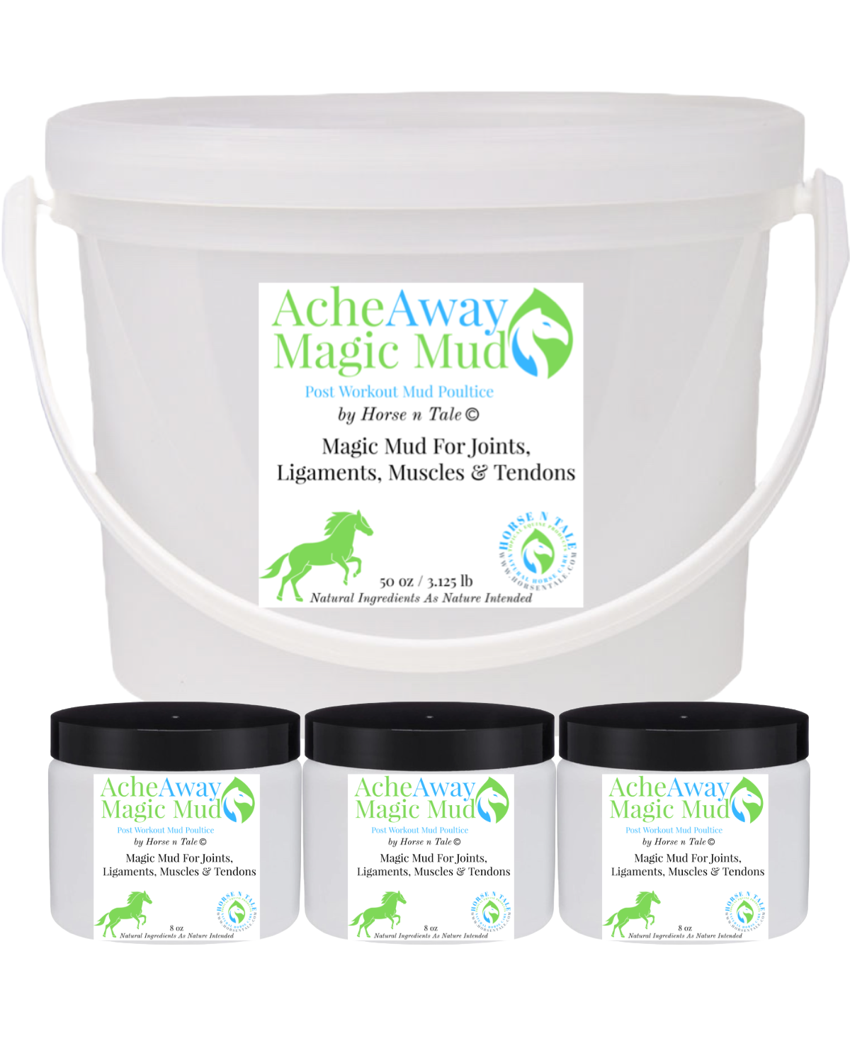 Ache Away Magic Mud - Horse N Tale Topical Equine Products